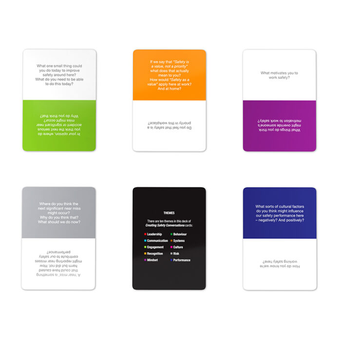 Creating Safety Conversations Cards: 10-Deck Bundle